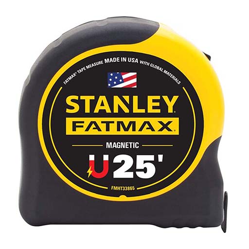 Stanley fatmax magnetic tape measure store